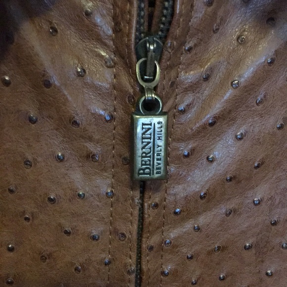 Bernini | Jackets & Coats | Couture Bernini Mens Ostrich Leather Jacket ...